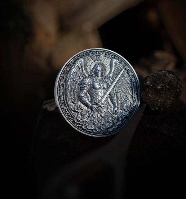 St. Michael Archangel – Protector Fidelium Coin V2 – Gladius EDC